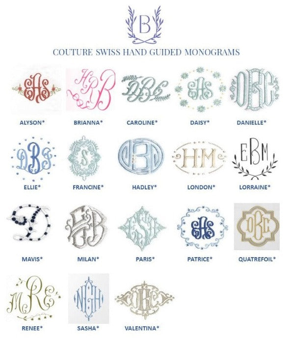 Monaco Couture Monogram Luxury Bath Towels with - Bella Lino Linens