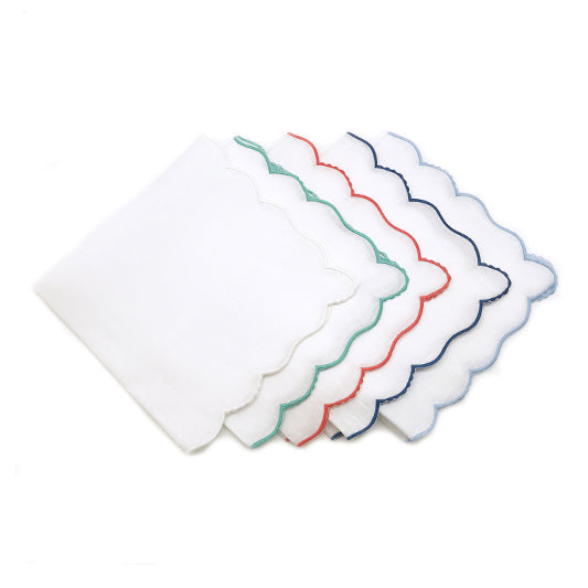 Ruffle Scallop Italian Table Linens - Bella Lino Linens