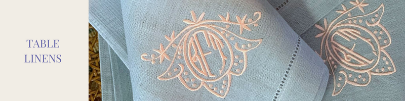 Luxury Home Table Linens - Bella Lino Linens