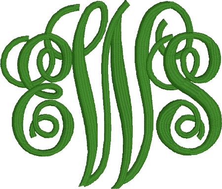 Celia Embroidered Monogram - Bella Lino Linens