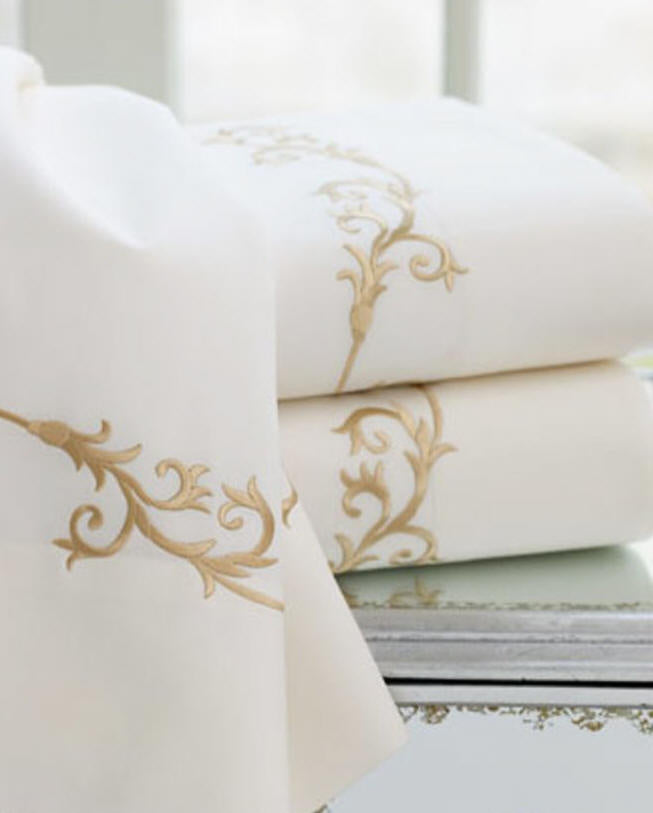 Monogrammed Bedding-Shop Custom Monogram Sheets Sets - Bella Lino Linens